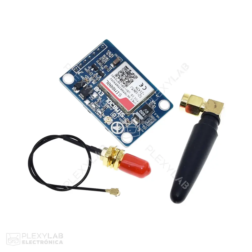Módulo SIM800L V2 GSM GPRS con antena externa, compatible con Arduino ...